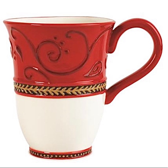 Fitz and Floyd | Dining | Fitz And Floyd 2 Damask Holiday Mug | Poshmark